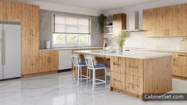 Urban Natural Oak 10ft Run Pre Assembled Kitchen
