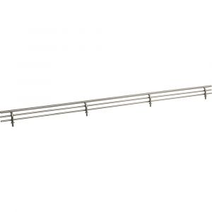 29" Shoe Fence for Shelving Satin Nickel - SF29-SN